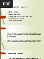 Types of Diplomacy Explained | PDF | Diplomacy | Diplomat