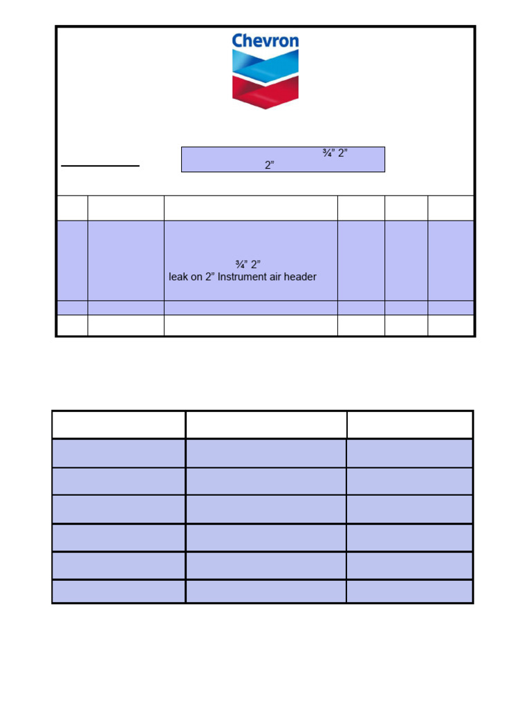 2 Inch Instrument Air Isolation Plan | PDF