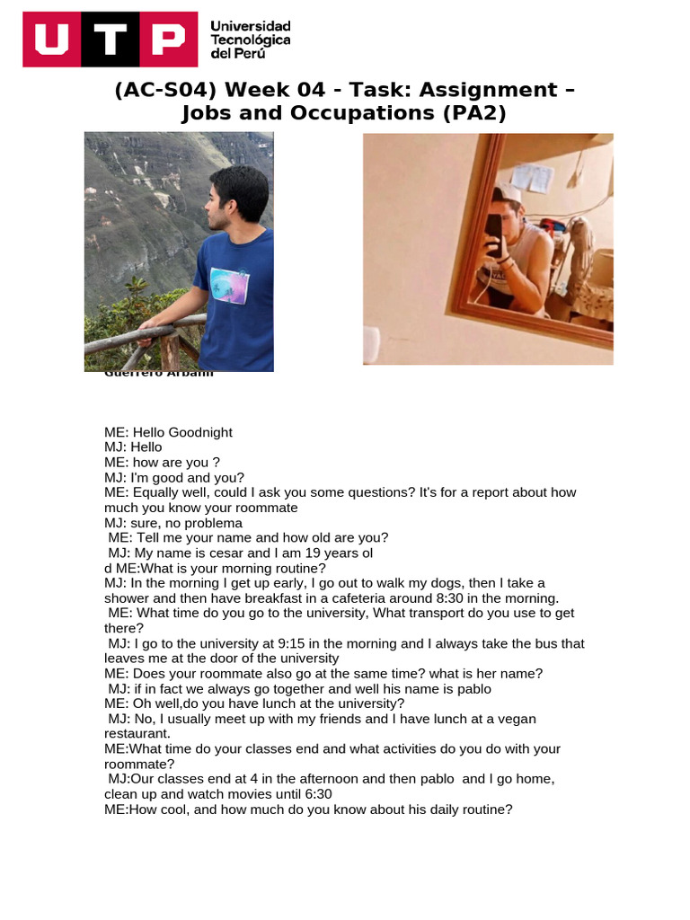 How I Spend My Time (TA3) | PDF