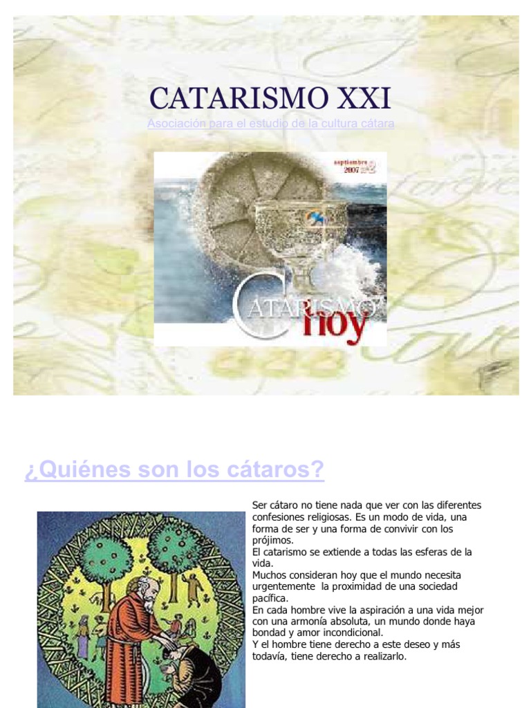 El Catarismo en la Actualidad | PDF | Religión y espiritualidad ...