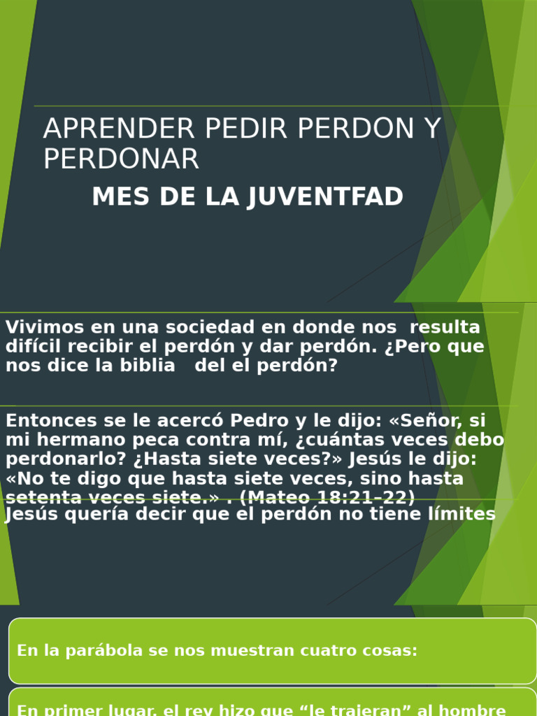El Perdon | PDF | Perdón | Jesús