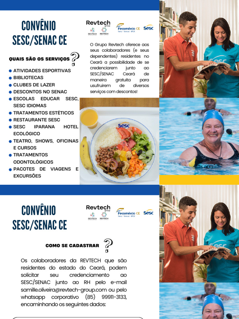 Convênio Sesc Senac - Revtech Group | PDF