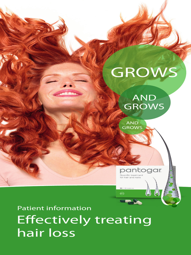 Patient Brochure Pantogar | PDF | Hair Loss | Nutrients