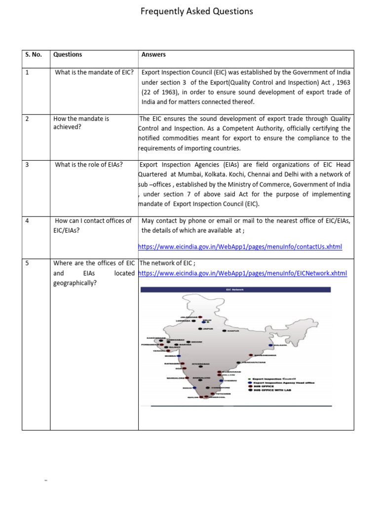 FAQs EIC F PDF Hazard Analysis And Critical Control Points Trade