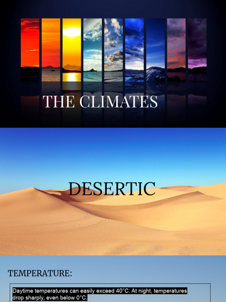 Understanding Earth's Diverse Climates | PDF | Desert | Rain