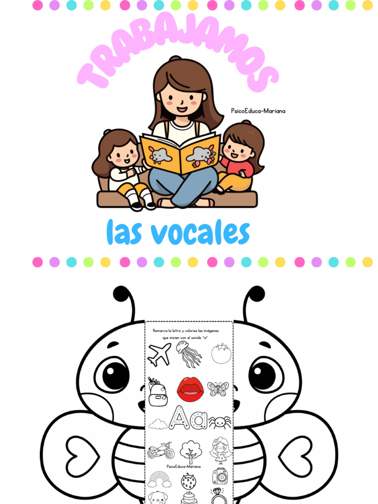Vocales Divertidas para Niños | PDF