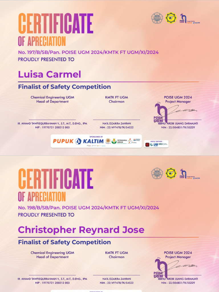 Finalist Safecom | PDF