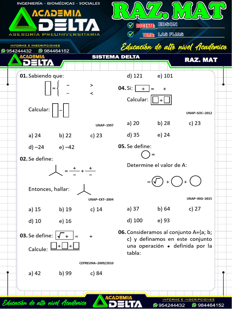 Miscelanea Algebra | PDF | Geometría del plano euclidiano | Geometría Elemental