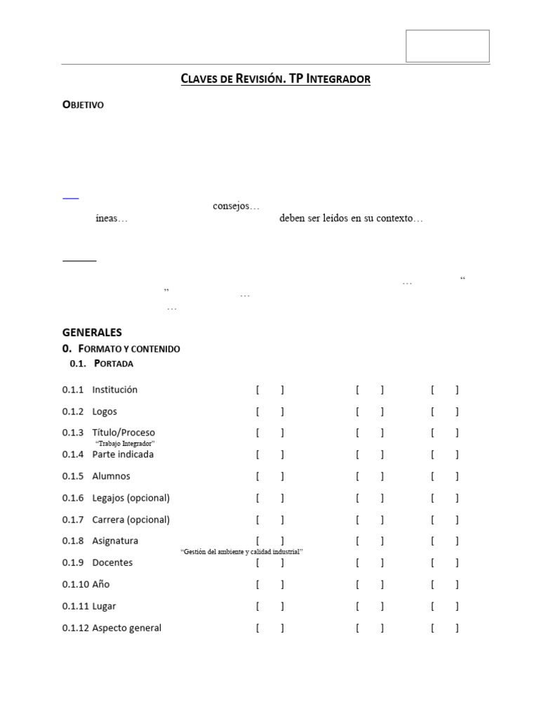 Claves de Revisión TP Integrador v2 | PDF | Bibliografía | Ingeniería