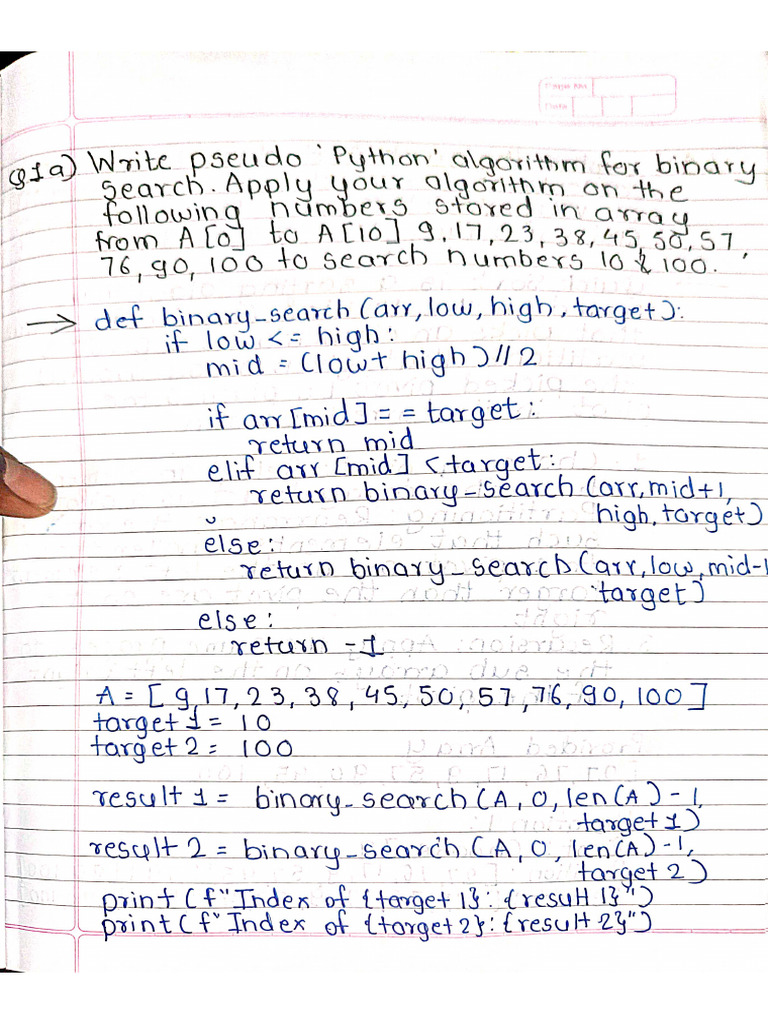 Fds End Sem Solve Question Paper | PDF