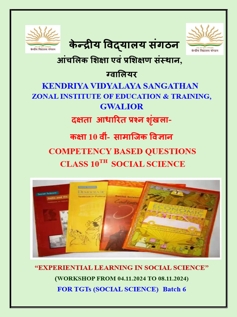 Class 10 SST Competency-Based Questions | PDF | Mahatma Gandhi | German ...