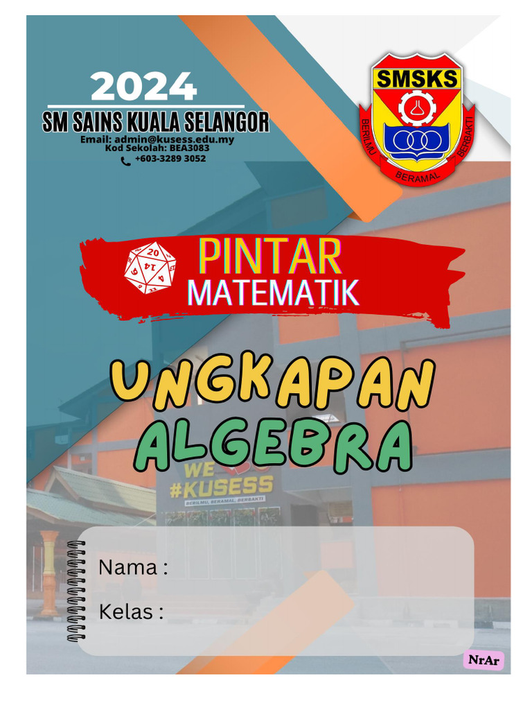 Modul 1 - Ungkapan Algebra - Soalan | PDF