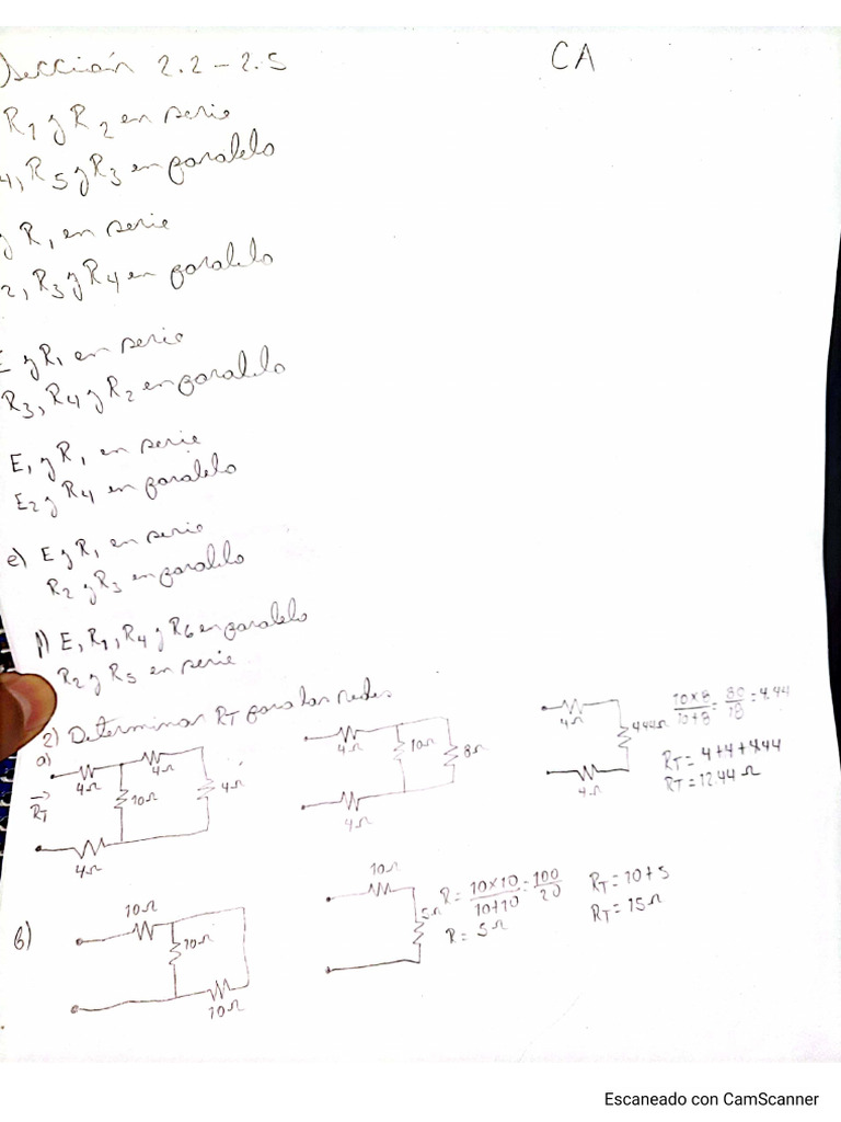 Ejercicios Tutoria I Pate I | PDF