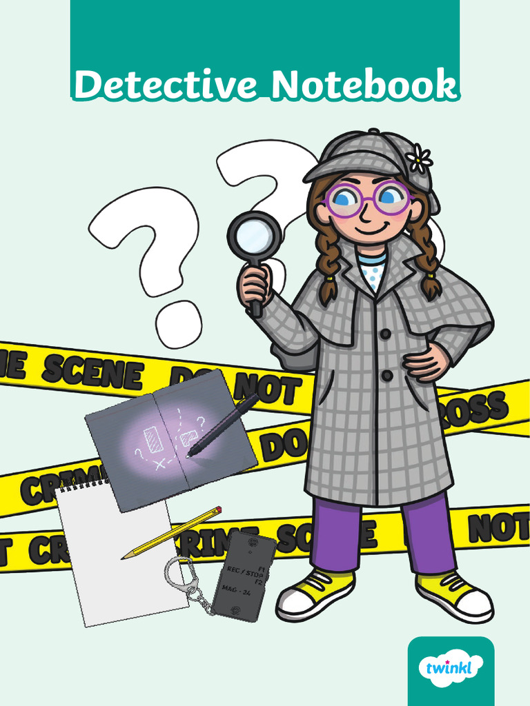 Detective Role Play Notepad Single Pages | PDF