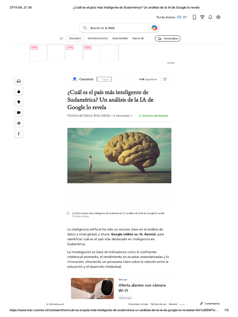 Cuál Es El País Más Inteligente de Sudamérica - Un Análisis de La IA de ...