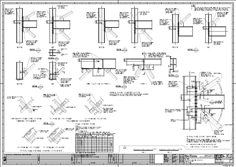 Standard Steel Details | PDF | Structural Engineering | Civil Engineering