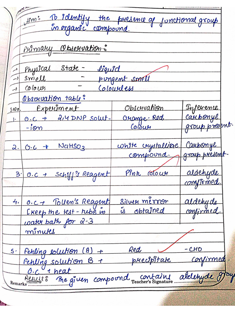 Exp13 Aldehyde | PDF