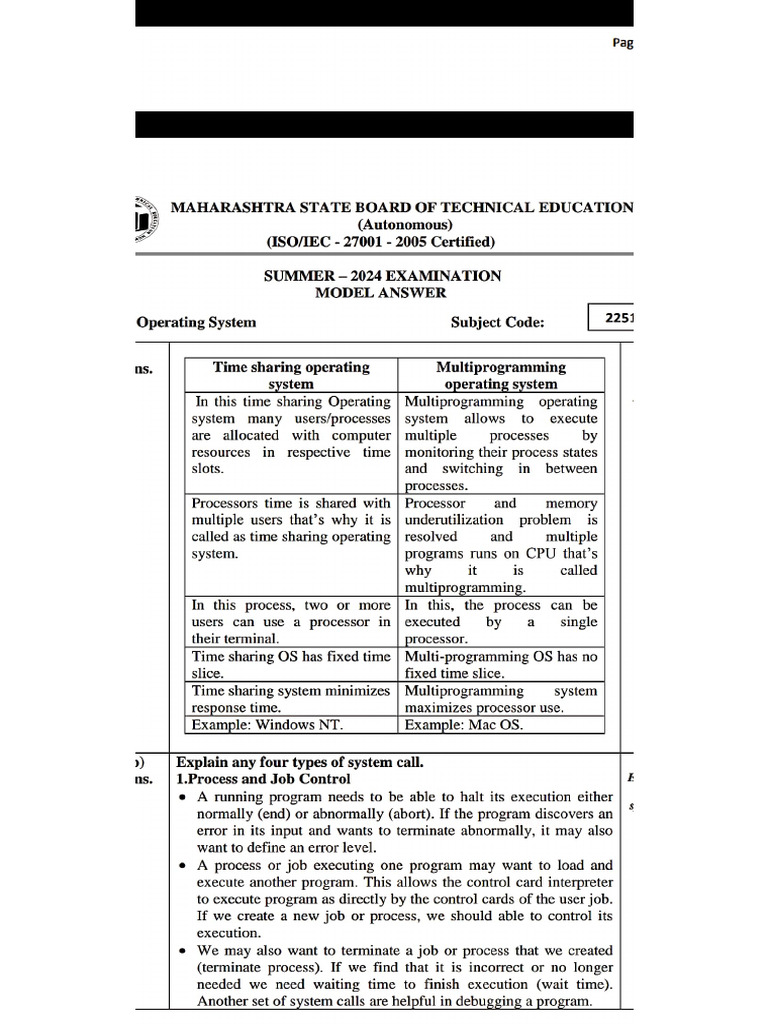 Time Sharing Osy | PDF