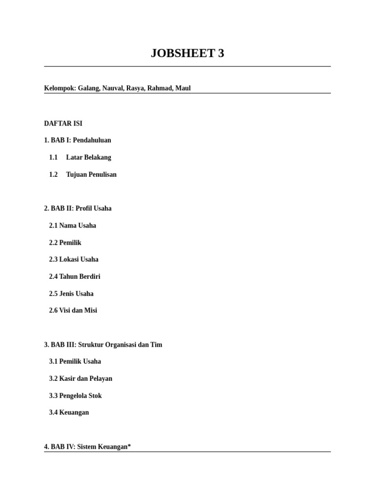 JOBSHEET 3 Revisi 1 | PDF