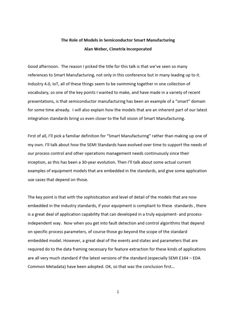 Role of Models Presentation Transcript | PDF | Wafer (Electronics ...