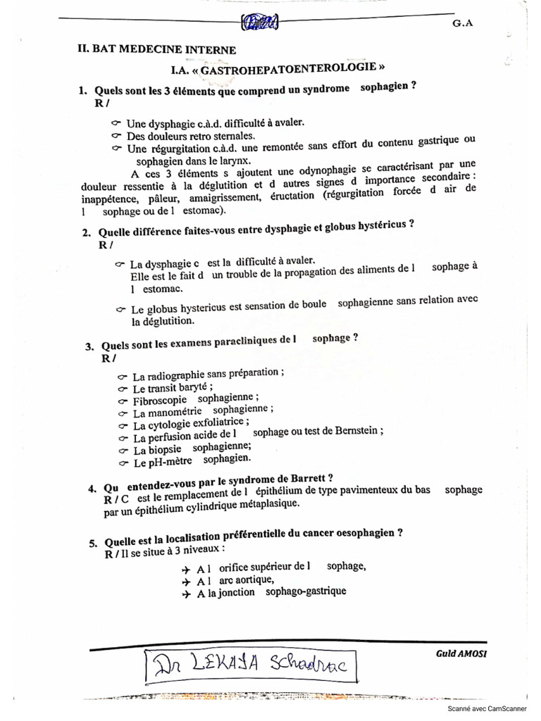 Synthèse Hepato Gastro Enterologie | PDF