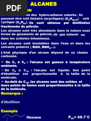 Exemples De Points D'ébullition