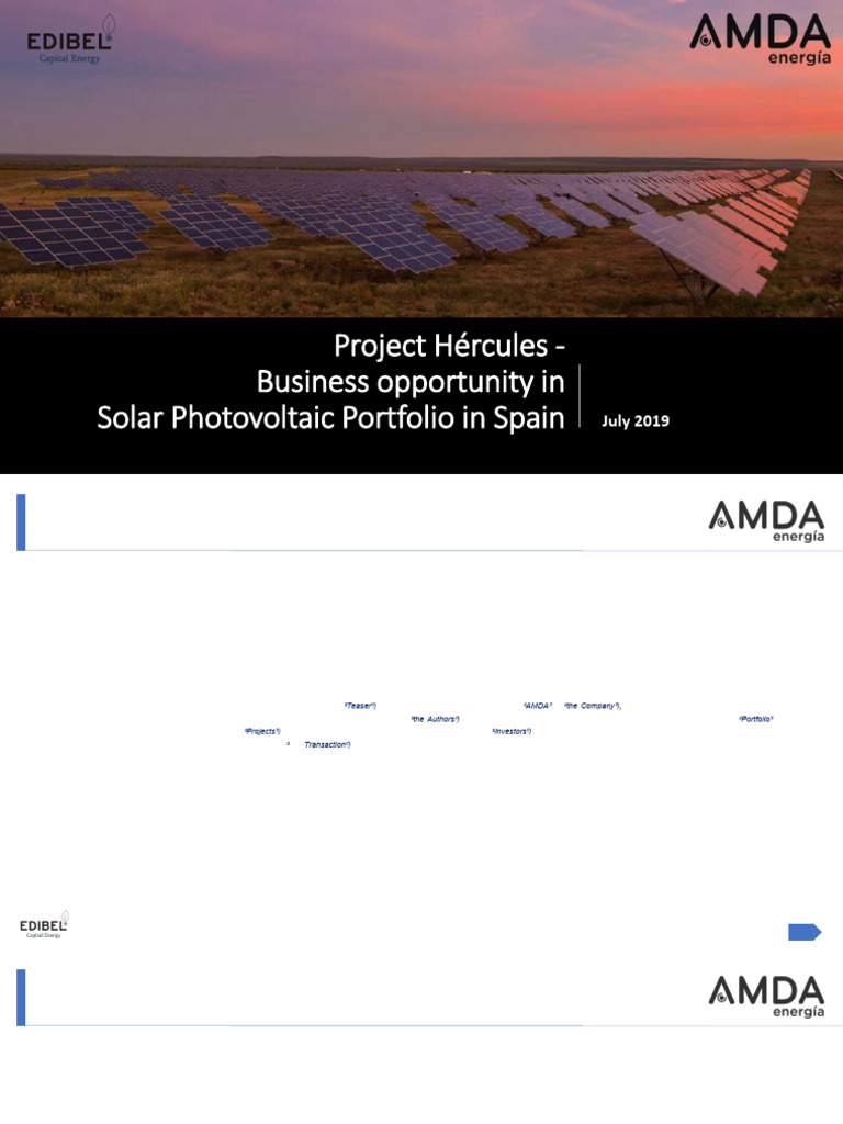 Teaser Project Hercules | PDF | Photovoltaics | Solar Power