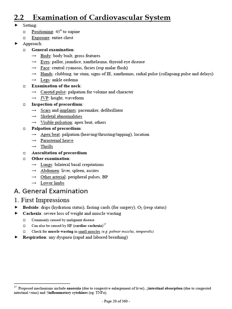 1567598528450-3 Examination of Cardiovascular System | PDF | Heart ...