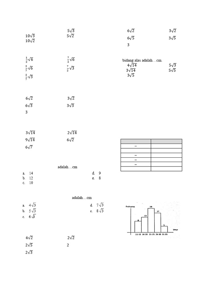 SOAL PAT MATWA Kelas XII | PDF