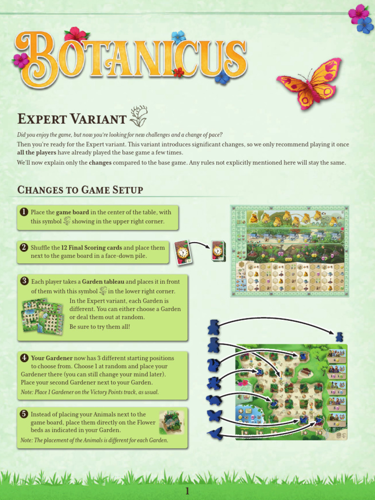 Botanicus Expert Variant | PDF | Gardens | Gaming