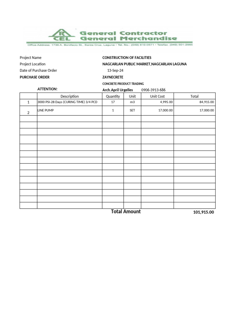 Purchase Order 0015 0016 | PDF | Gas Technologies | Mechanical Engineering