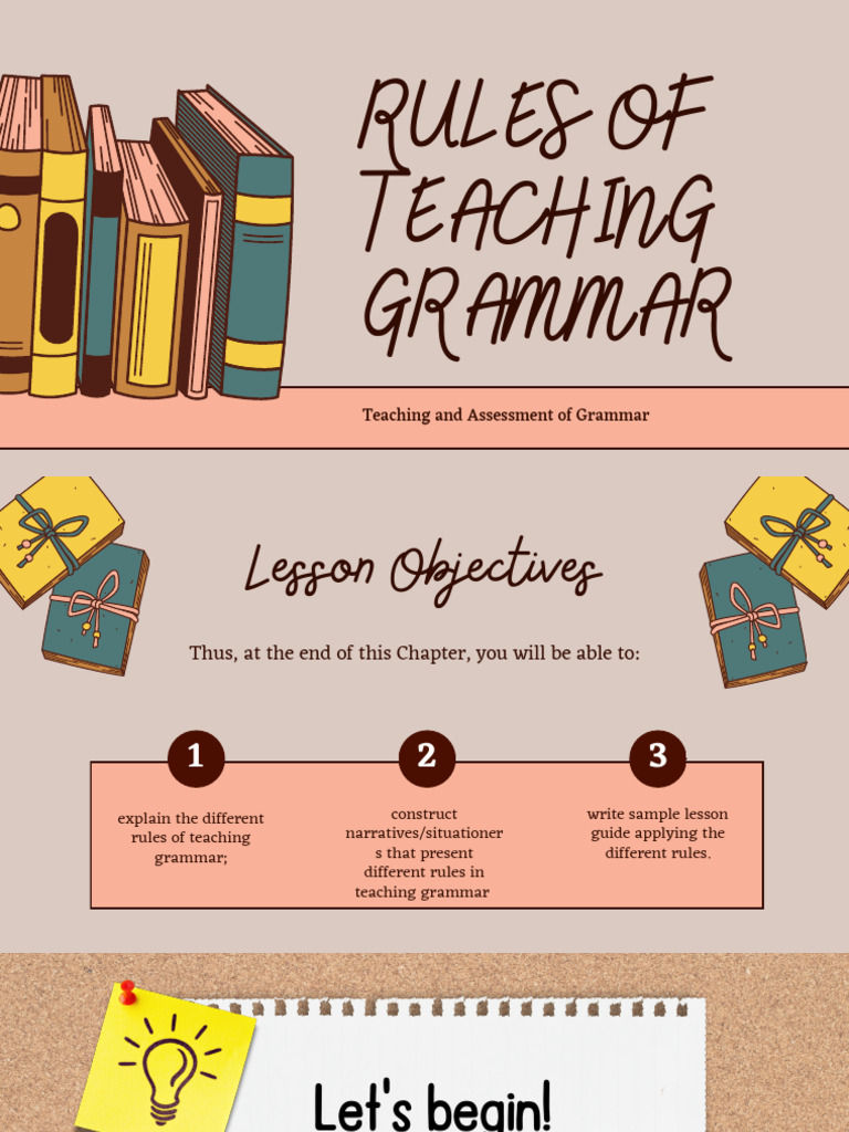 Rules of Grammar 1 | PDF | Second Language | Learning