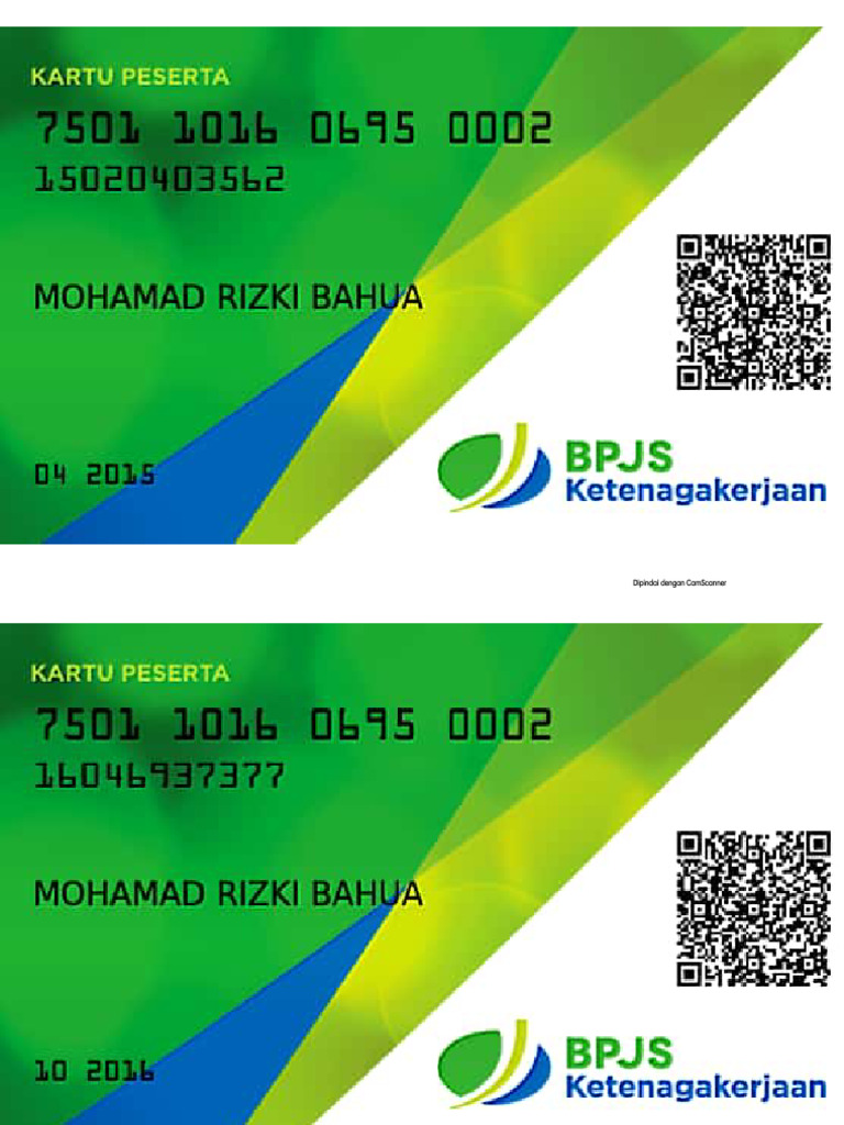 Kartu BPJS TK | PDF