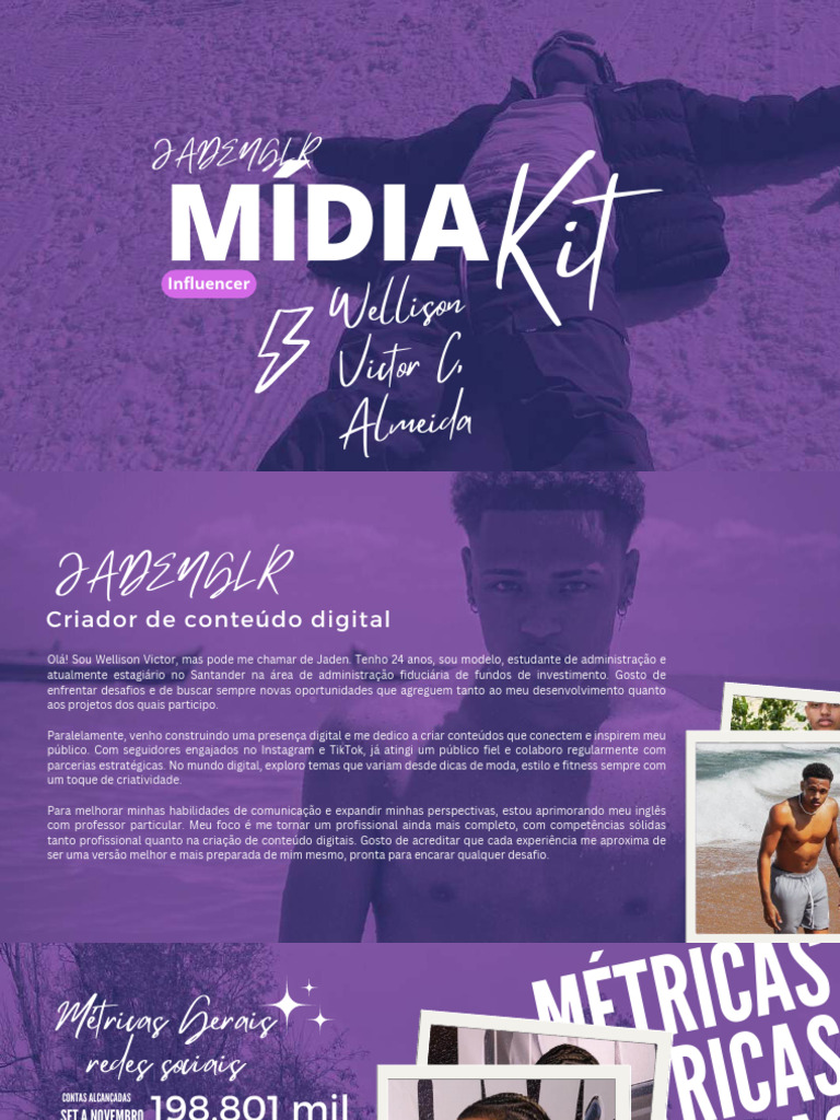 Jadenglr Mídia Kit - Compactado 2 | PDF