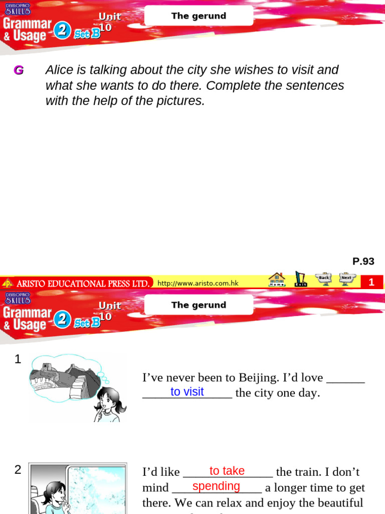 Grammar 2B U10 G | PDF