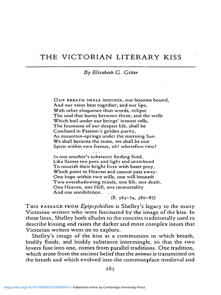 The Victorian Literary Kiss | PDF | Mina Harker | Count Dracula