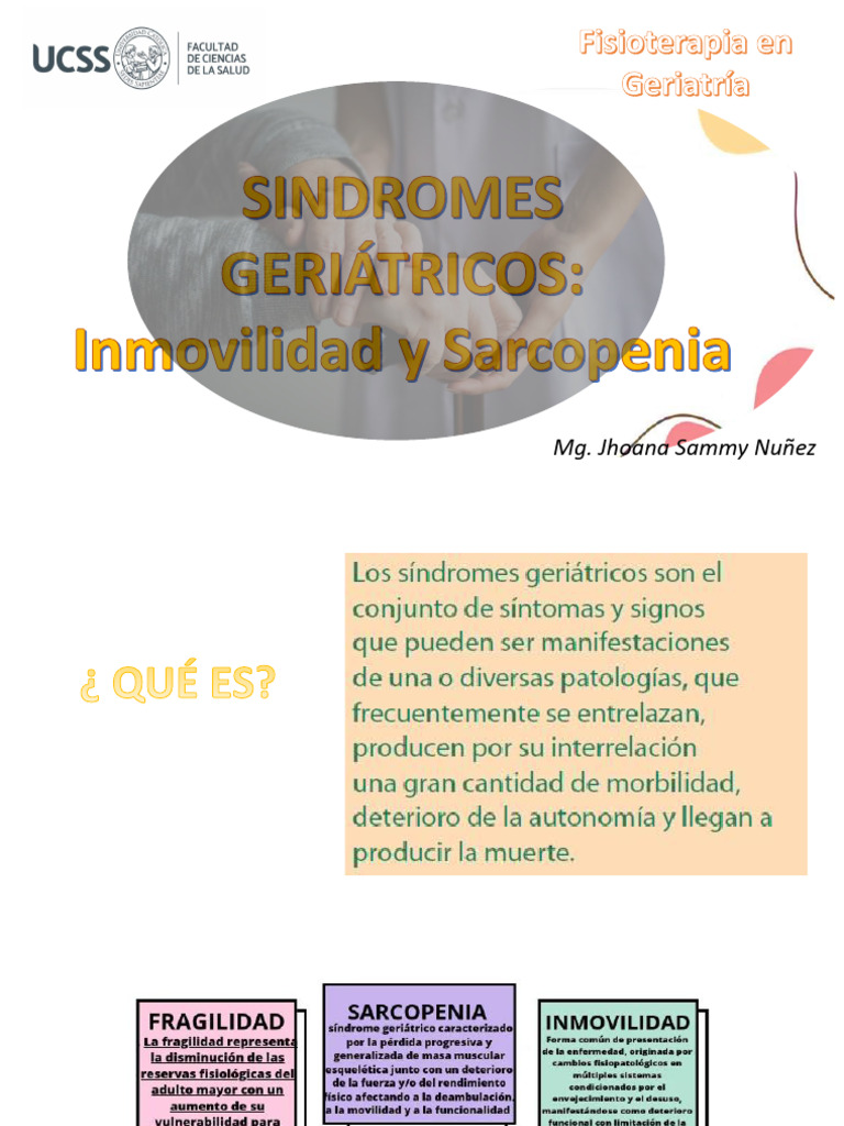 Sindromes Geriatricos | PDF