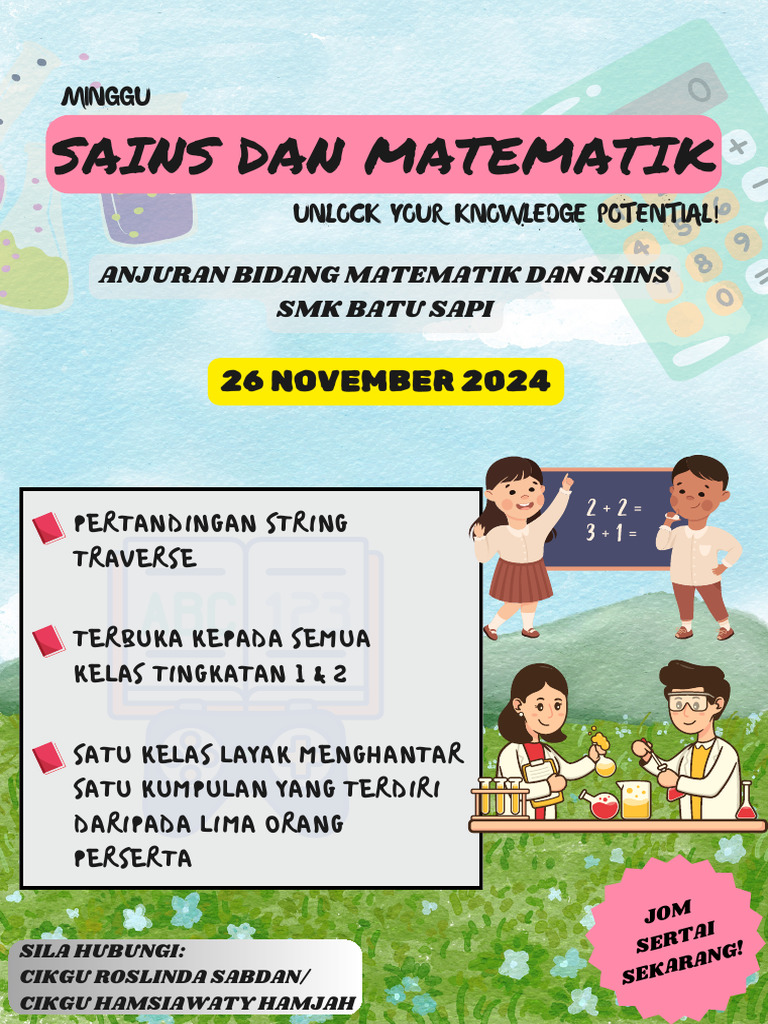 Minggu Math Dan Sains | PDF