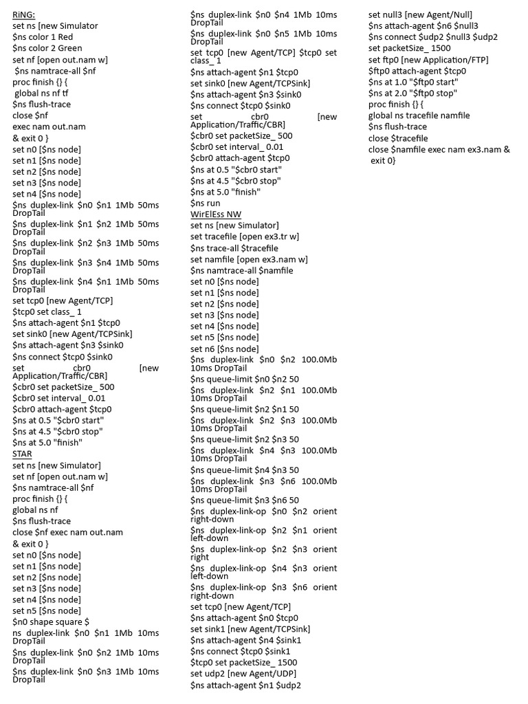 Ri NG | PDF | Computer Networking