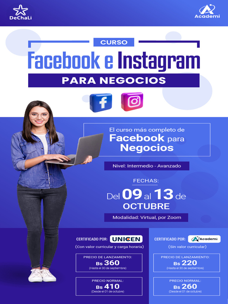 Cartilla - Curso Facebook e Instagram para Negocios - Unicen y Academi ...