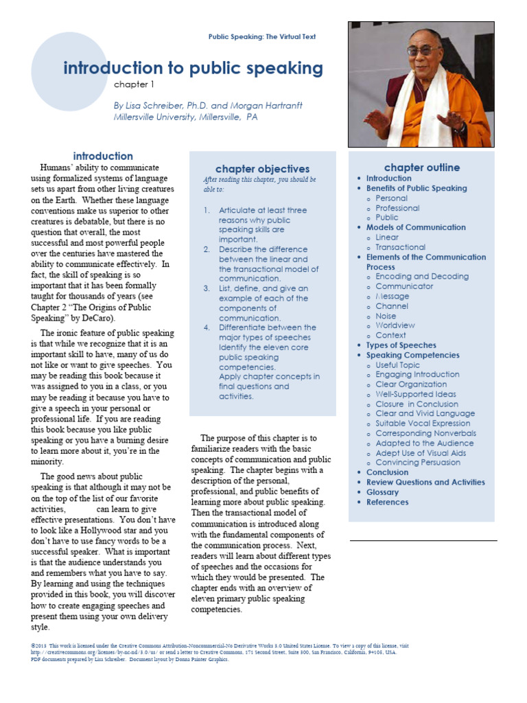 Public Speaking | PDF | Nonverbal Communication | Communication