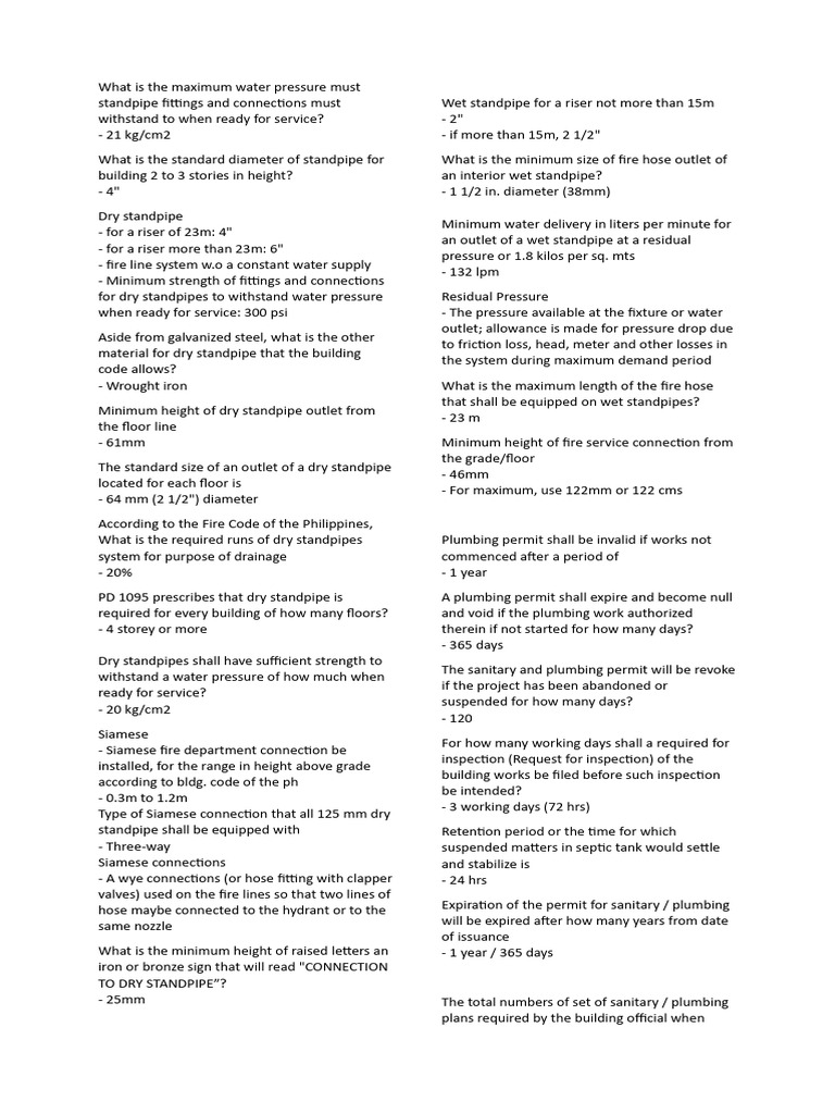 Plumbing 3 Pdf Pipe Fluid Conveyance Slope