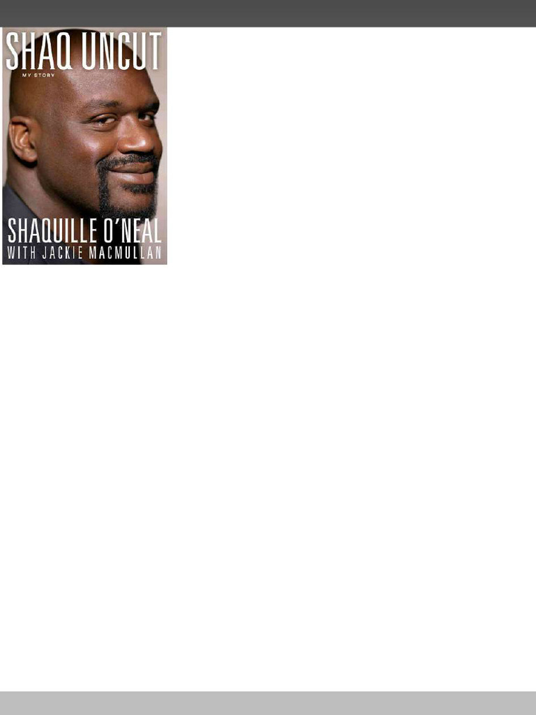 Shaq Uncut | PDF