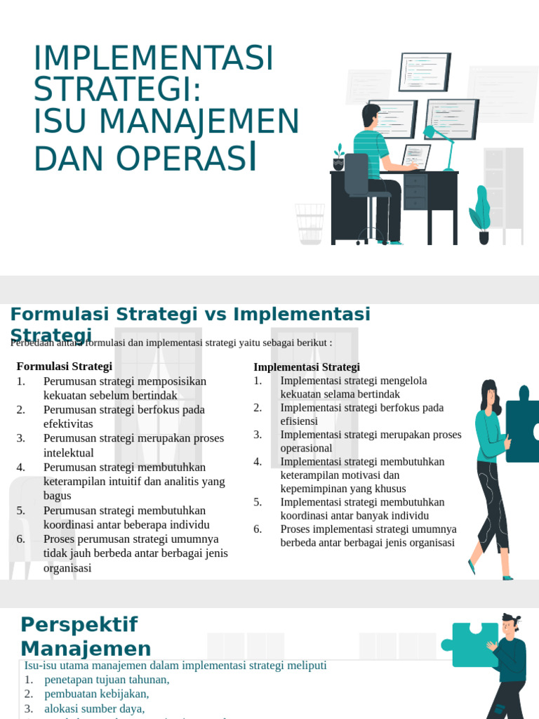 Implementasi Strategi Manajemen Dan Operasional | PDF