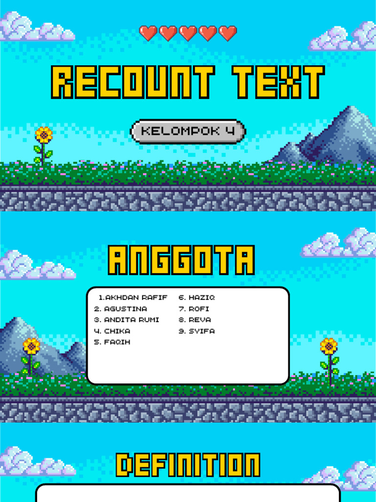 Understanding Recount Text Structure | PDF
