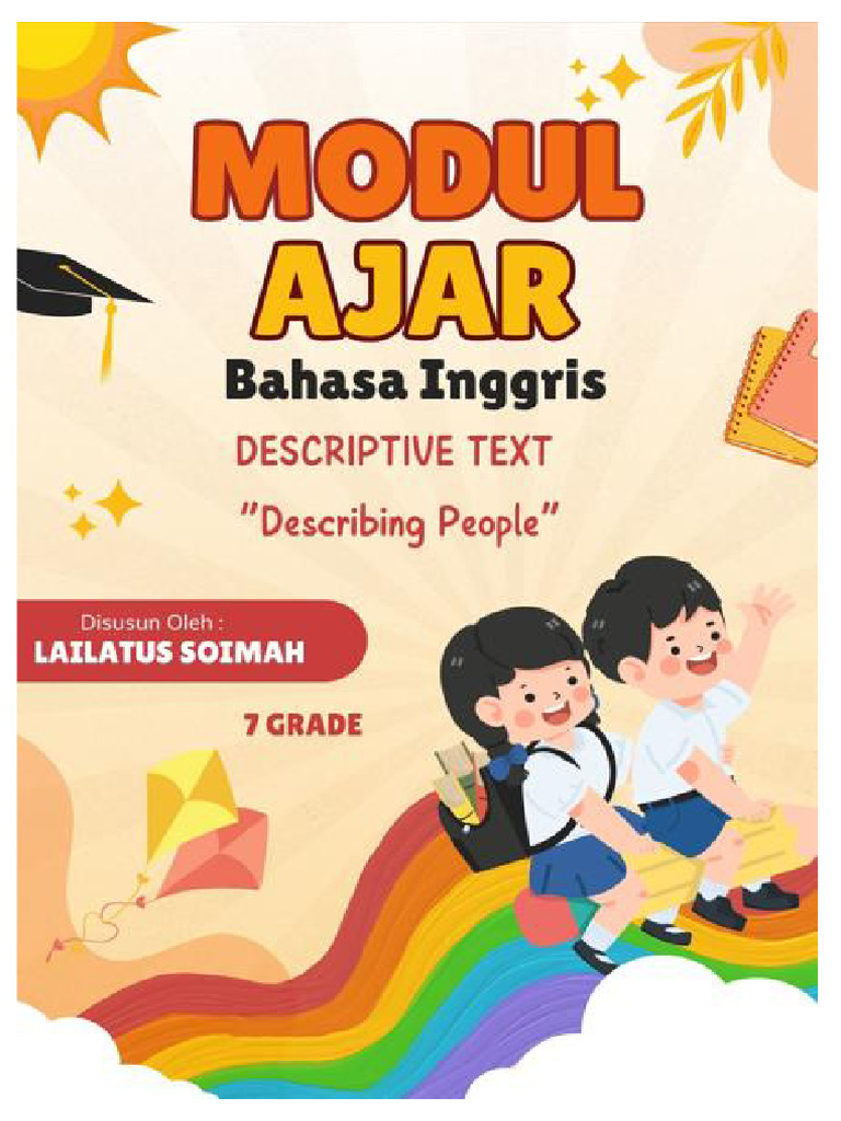 Modul Ajar Bahasa Inggris Materi Describing People Kelas VII | PDF