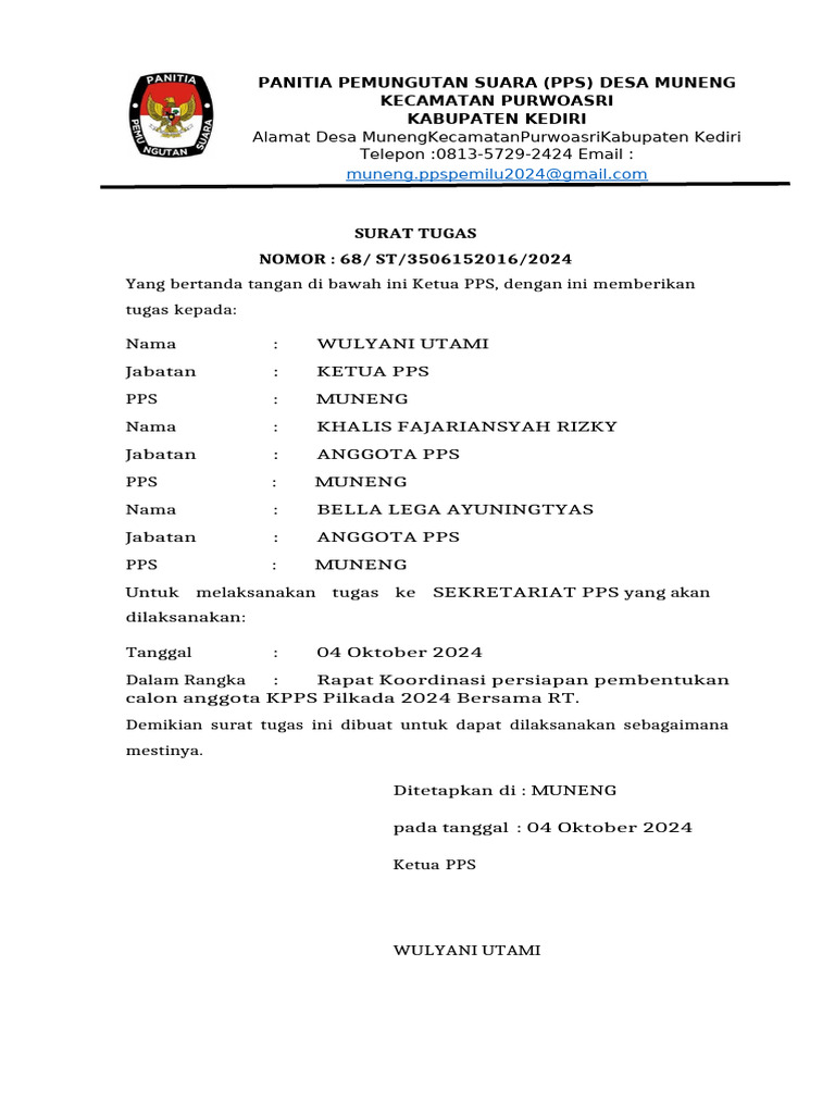 SPPD Pps Ke Desa | PDF