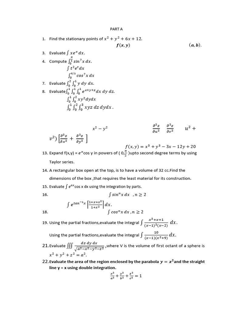Calculus Problems and Solutions | PDF | Elementary Mathematics ...