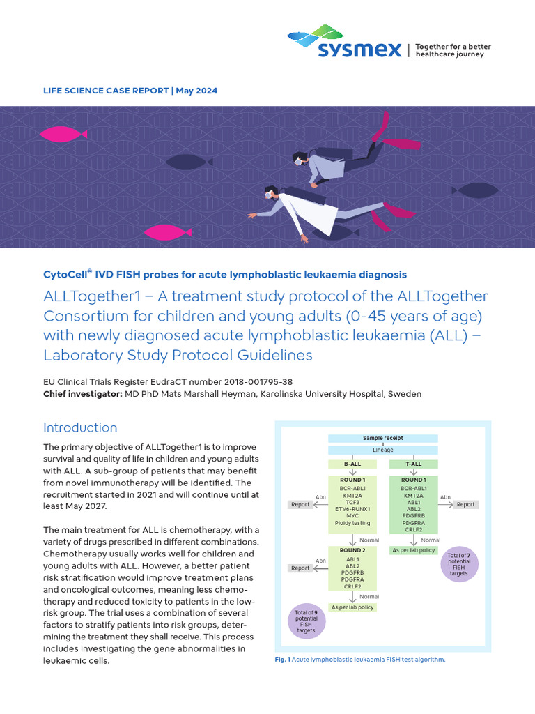 SEU CytoCell Leukemia Case Report 2p en | PDF | Leukemia | Fluorescence ...