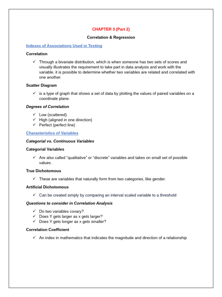 Chapter 3 PT - Psych Assessment 043634 | PDF | Categorical Variable ...